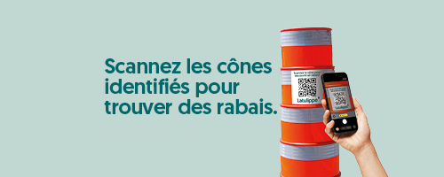 Latulippe transforme les cônes orange en chasse aux rabais | Latulippe