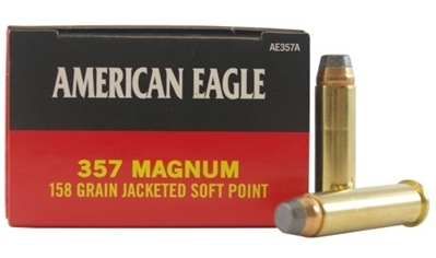 Balles American Eagle Jacketed Soft Point .357 MAG 158gr - Federal ...