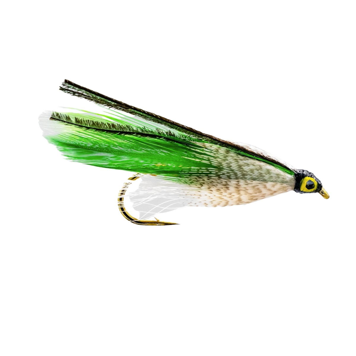 Mouche Streamer Green Ghost - Mouches Neptune Flies | Latulippe