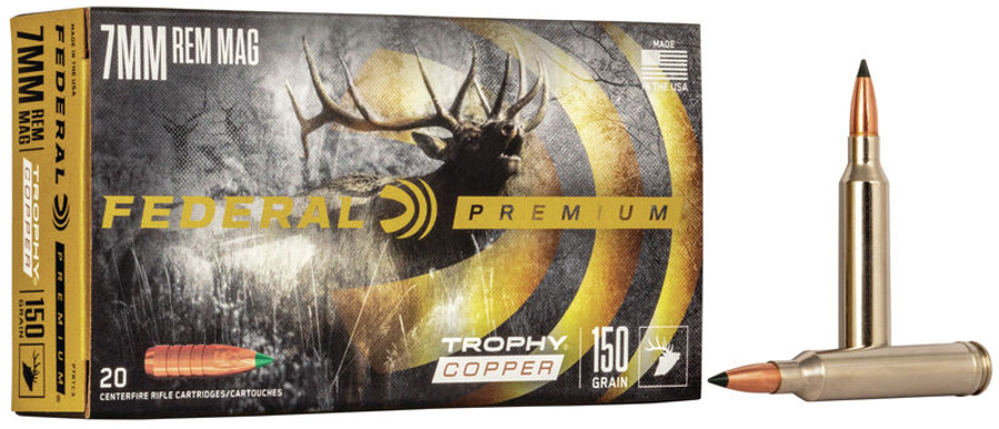 7MM Rem Magnum Trophy Copper Bullet - Federal Ammunition | Latulippe