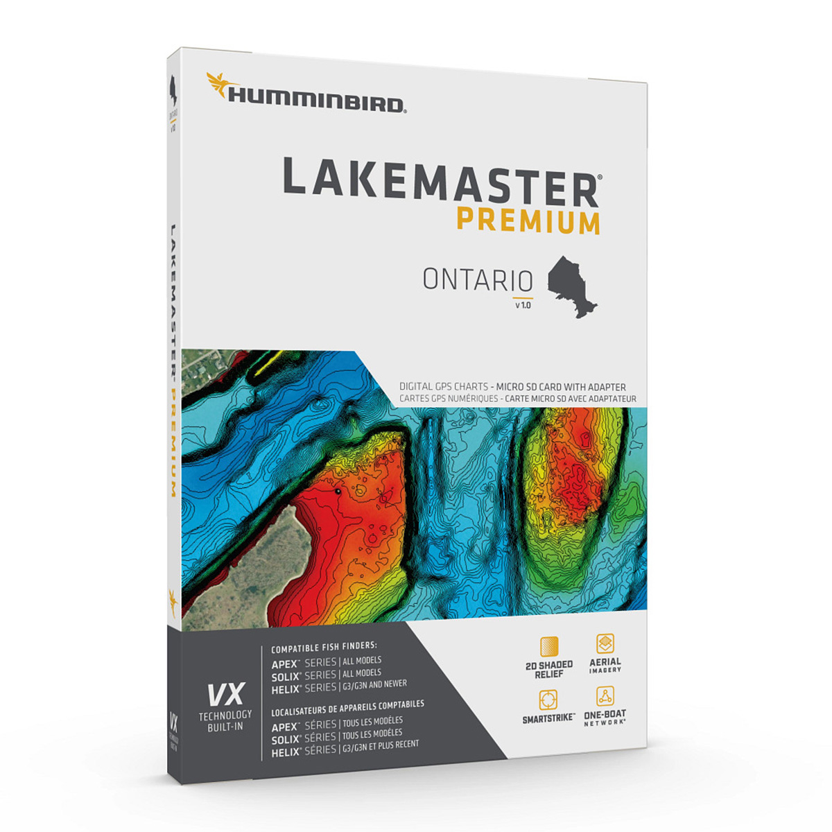 Carte VX- Premium Ontario - Humminbird | Latulippe