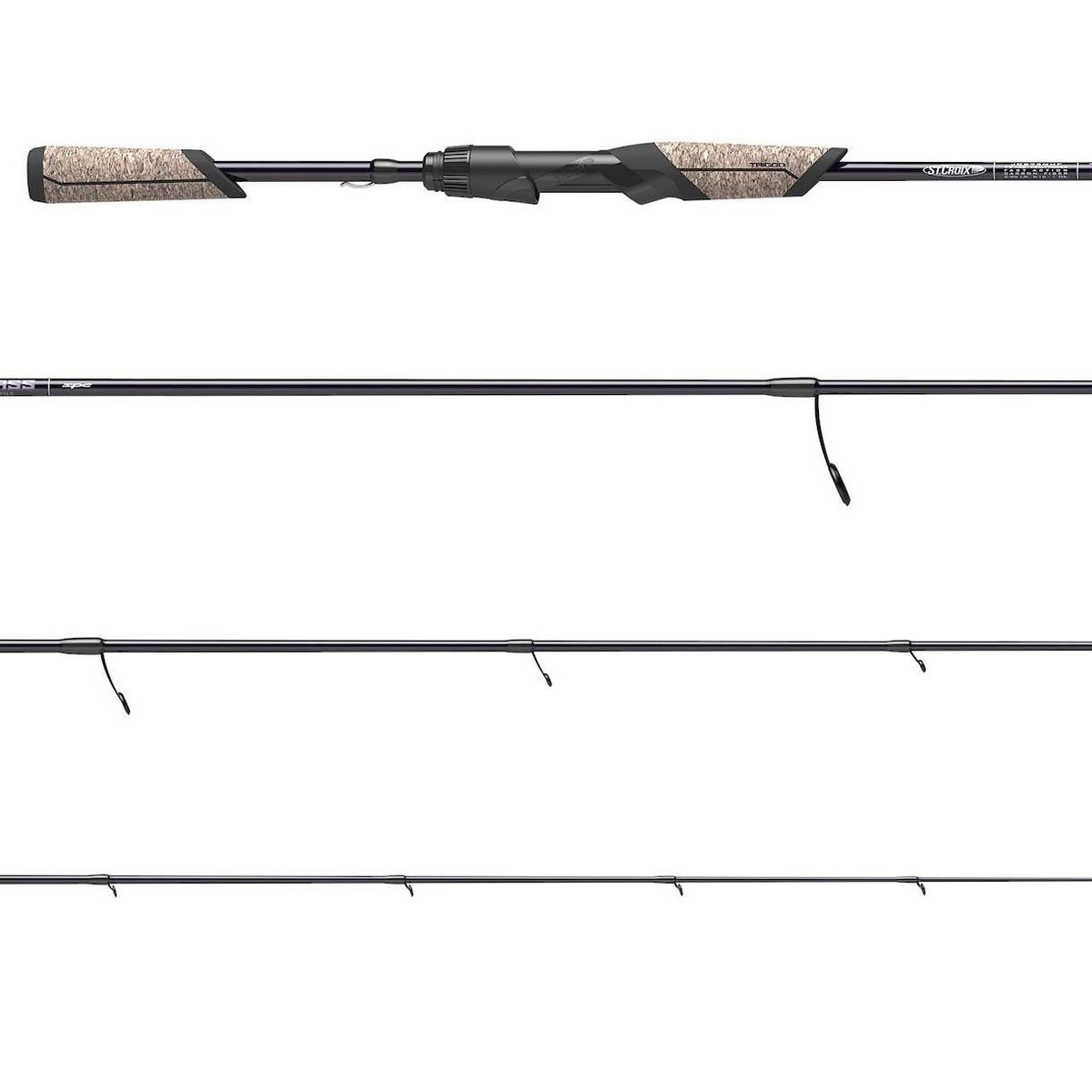 Canne à lancer léger Mojo Bass Trigon - St.Croix | Latulippe