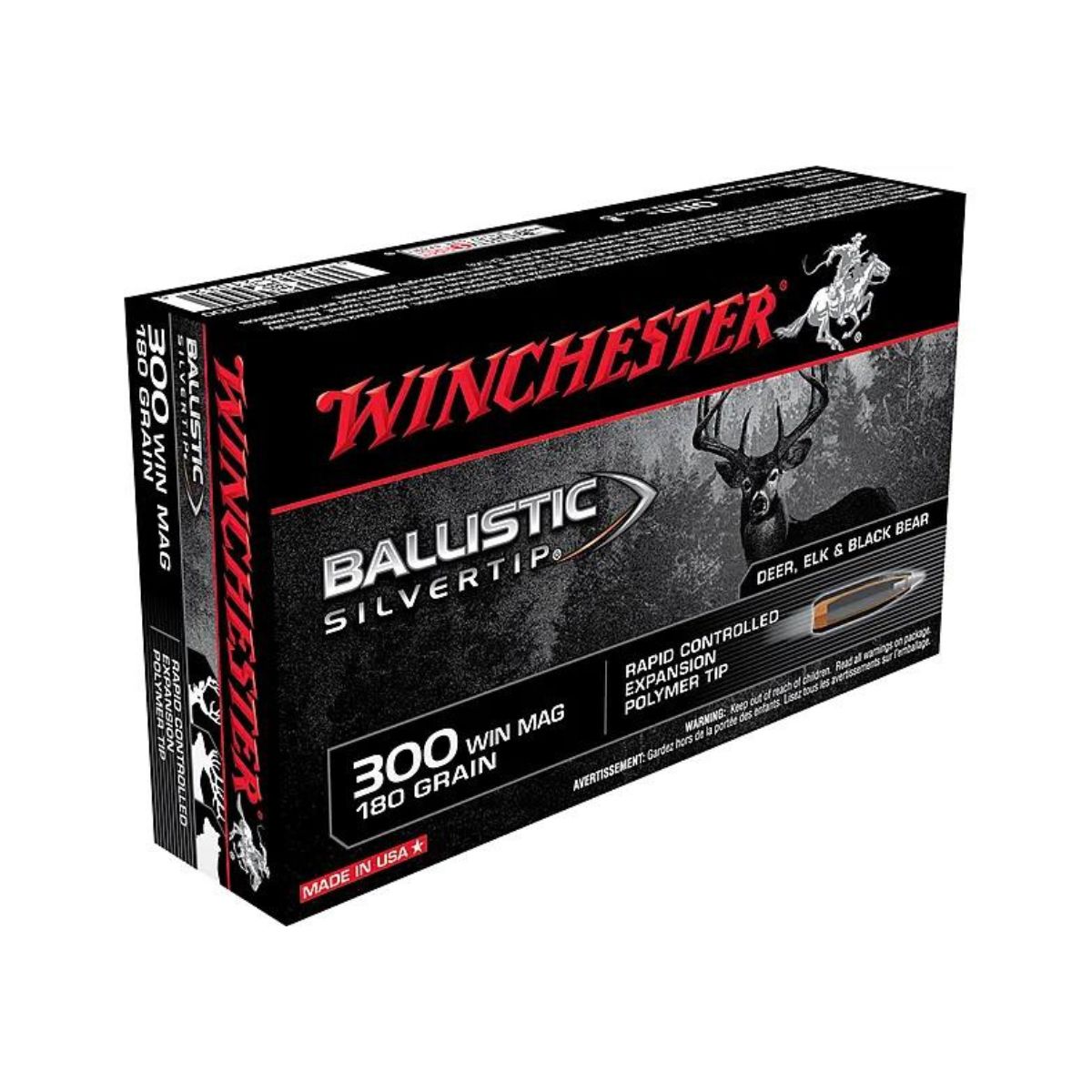 Ballistic Silvertip 300 WIN MAG 180 GR - Winchester | Latulippe